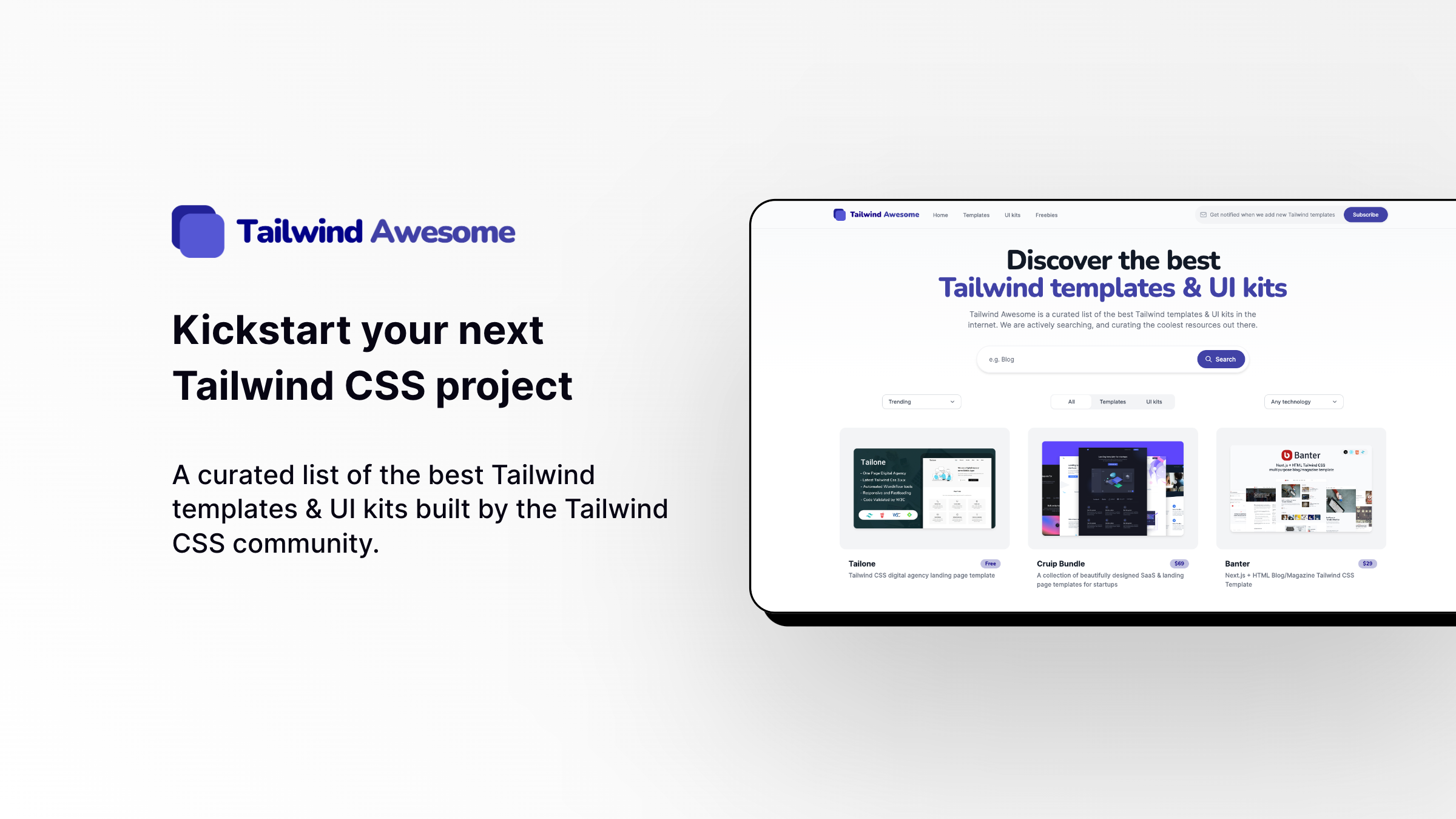 Free Tailwind Templates Made With Angular Tailwind Awesome